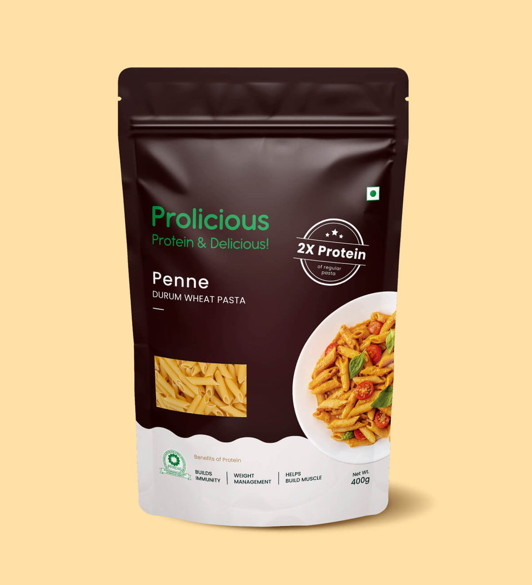 Buy High Protein Penne Pasta | Healthy Pasta - Prolicious