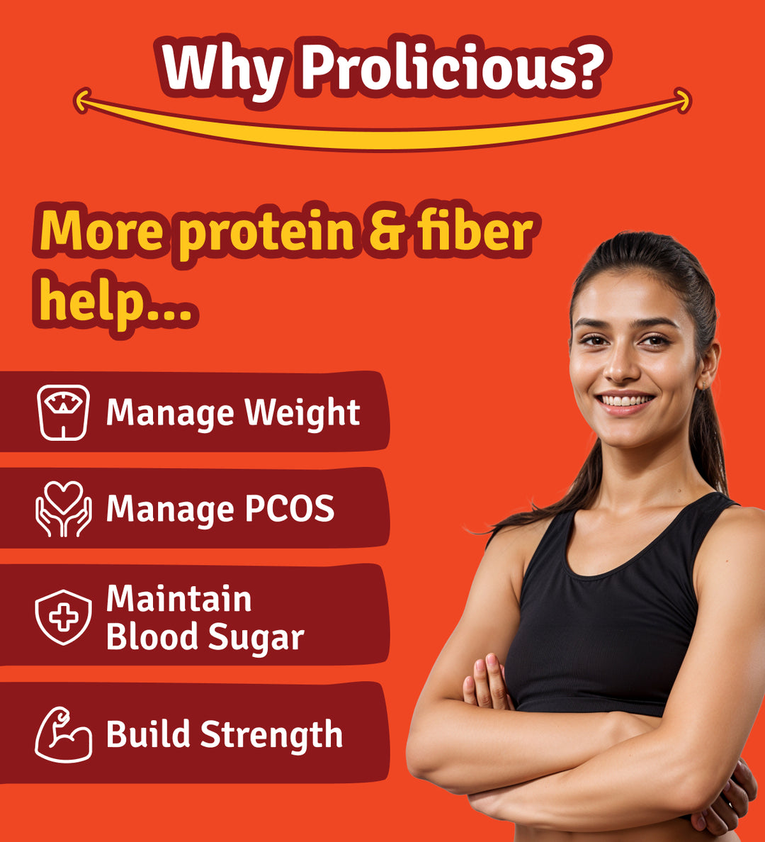 Prolicious Baked Bhujia- High Protein | High Fiber | Less Fat