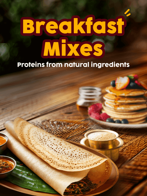 Best High Protein Veg Breakfast Meals - Oats Chilla, Millet Dosa ...