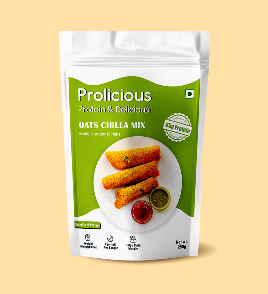 Buy High Protein Oats Chilla Premix At Best Price - Prolicious