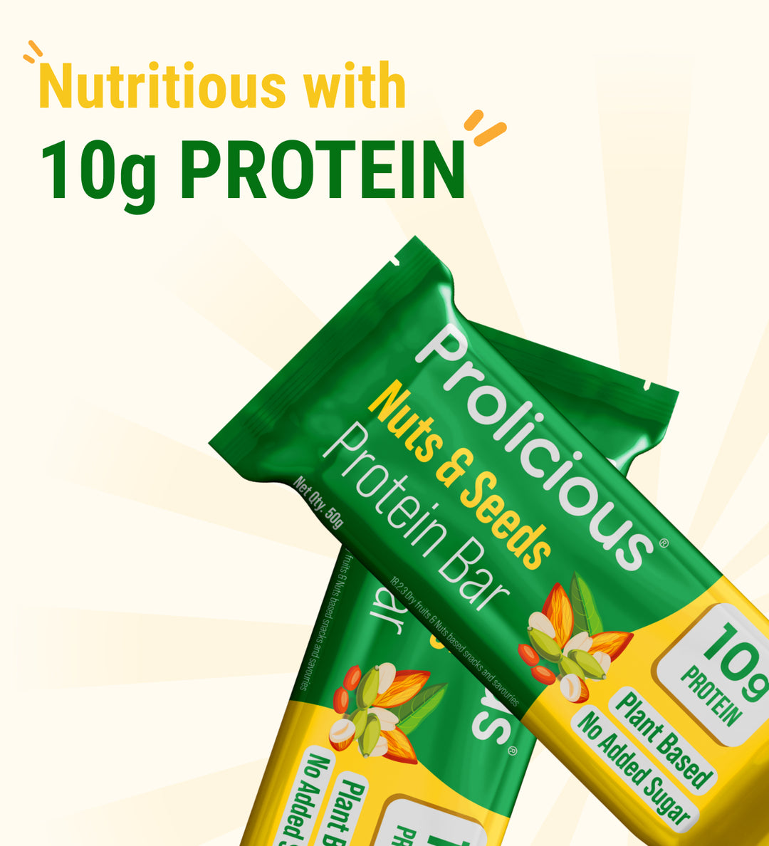 Buy High Protein Nuts & Seeds Bar | Healthy Snack- Prolicious
