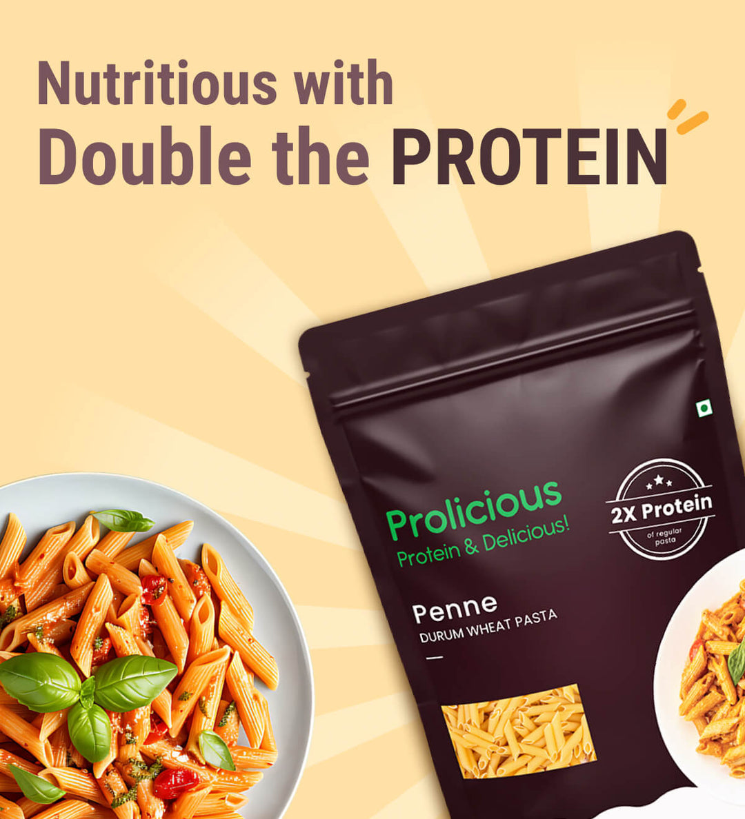 Buy High Protein Penne Pasta | Healthy Pasta - Prolicious